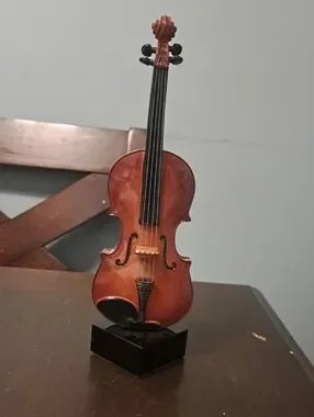 Art | Decorative Brown Violin Sculpture For Home Art | Poshmark